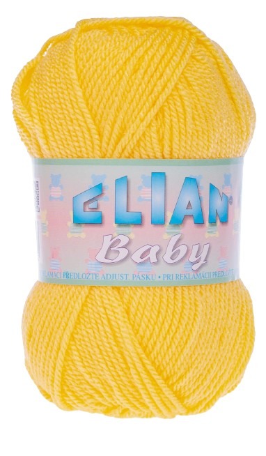 Knitting yarn Baby 2857 - yellow for knitting and crocheting.