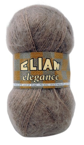 Knitting yarn Elegance 1827 - brown for knitting and crocheting.