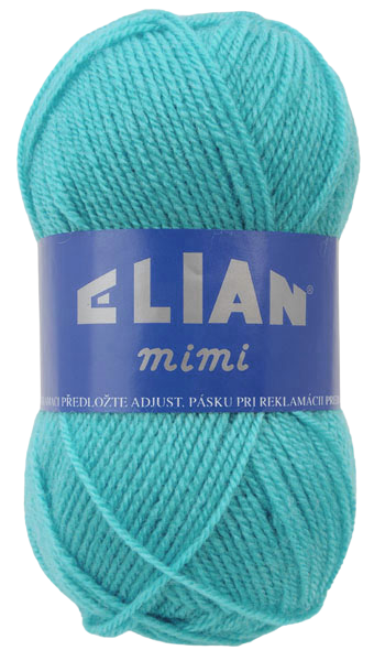 Knitting yarn Elian Mimi 539 - blue for knitting and crocheting.