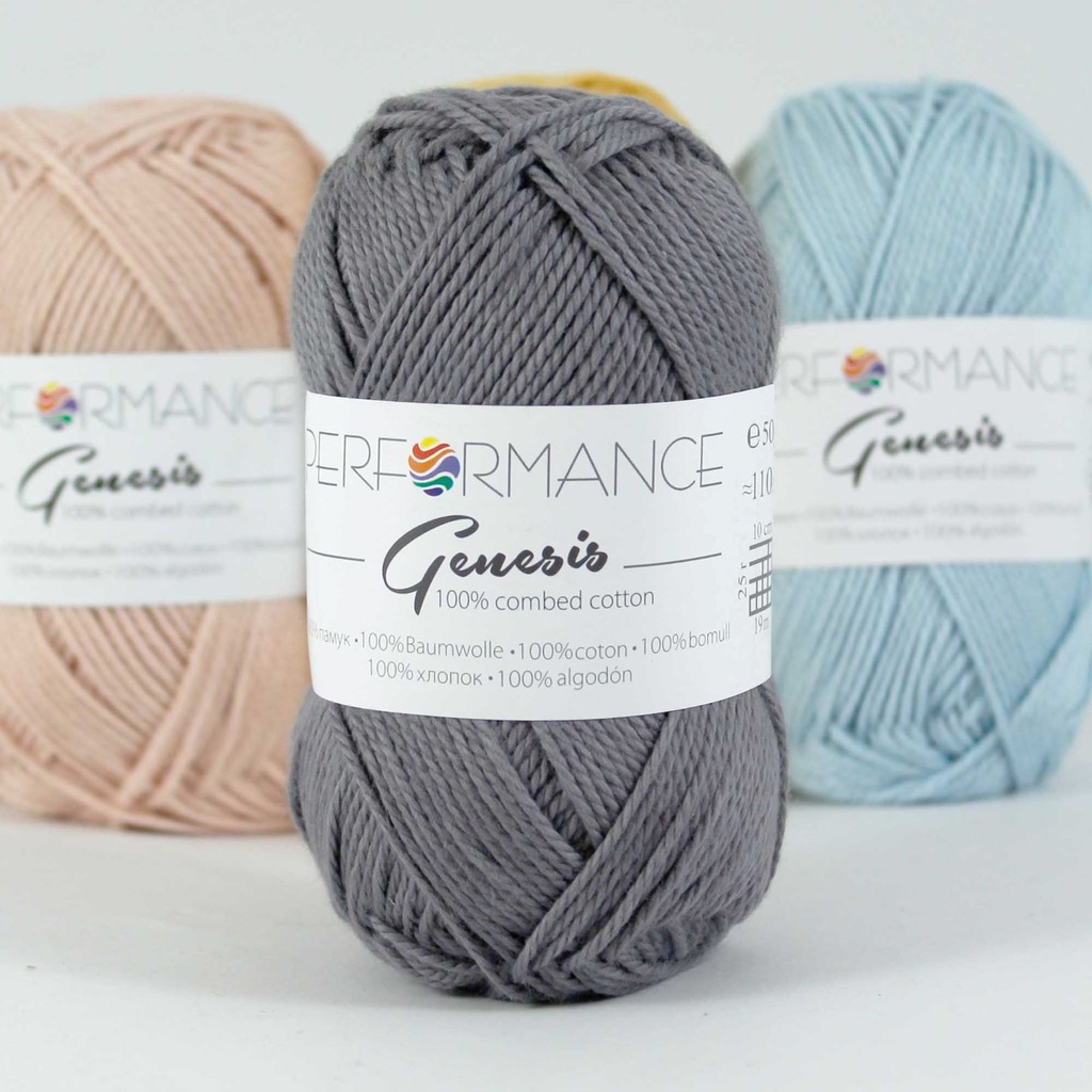 Genesis 2001 - grey for knitting and crocheting.