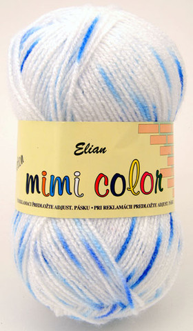 Mimi Color 292 - white for knitting and crocheting.